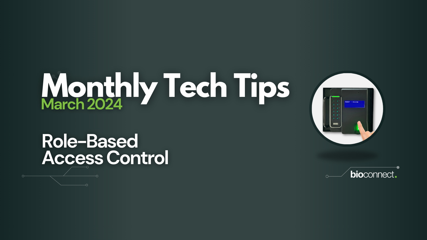 Monthly Tech Tips: Role-Based Access Control